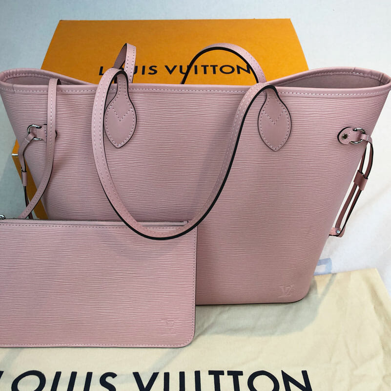 Louis Vuitton Pink Epi Leather Neverfull Mmc | semashow.com