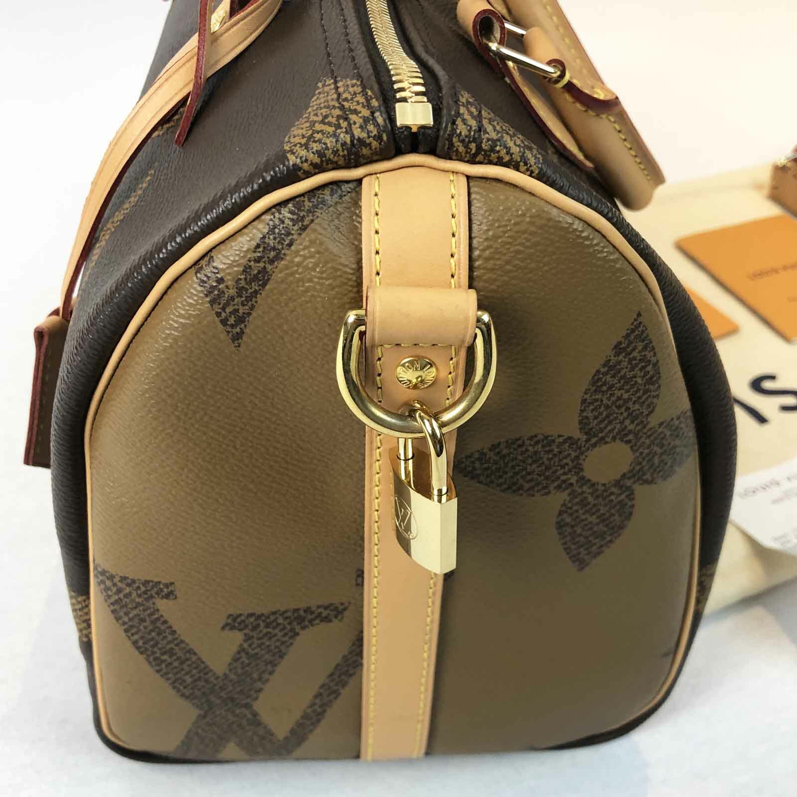 Lv Giant Monogram Speedy Review | semashow.com